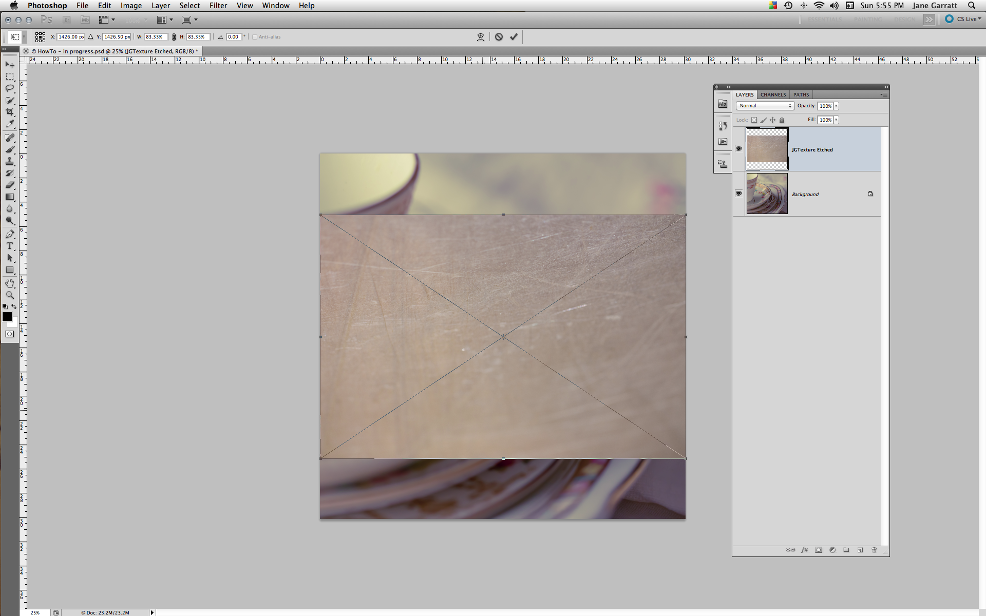 Apply textures to images in Photoshop » Jane Garratt ♥ Art